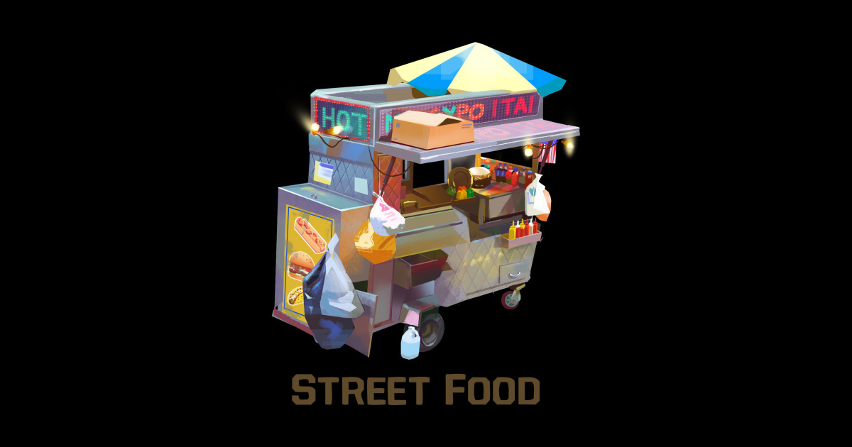 Street Food - Street Food - Sticker | TeePublic