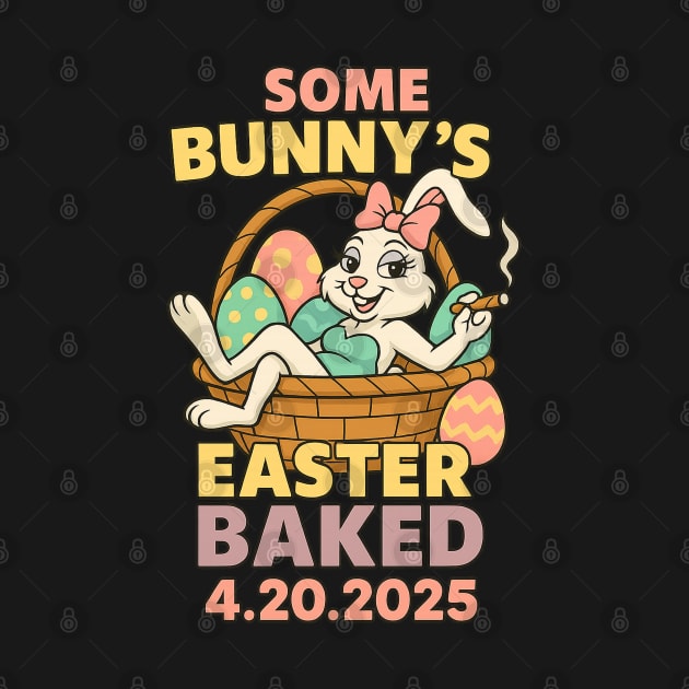Happy 420 Easter Bunny Smoking Weed Marijuana Funny 420 2025 - Happy ...