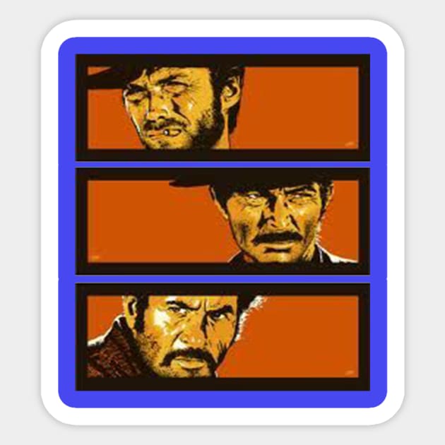 Blondie Angel Eyes Tuco - Good - Sticker | TeePublic