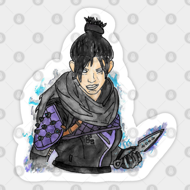 Painted Wraith - Apex Legends - Sticker | TeePublic