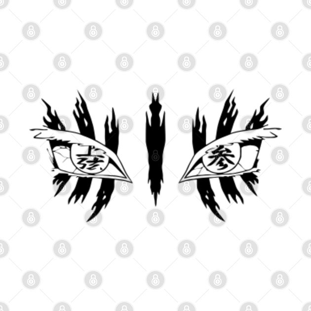 Akaza demon slayer eyes - Akaza Demon Slayer - T-Shirt | TeePublic