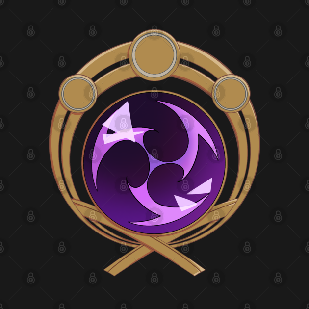 Inazuma Electro Vision - Genshin Impact - T-Shirt | TeePublic