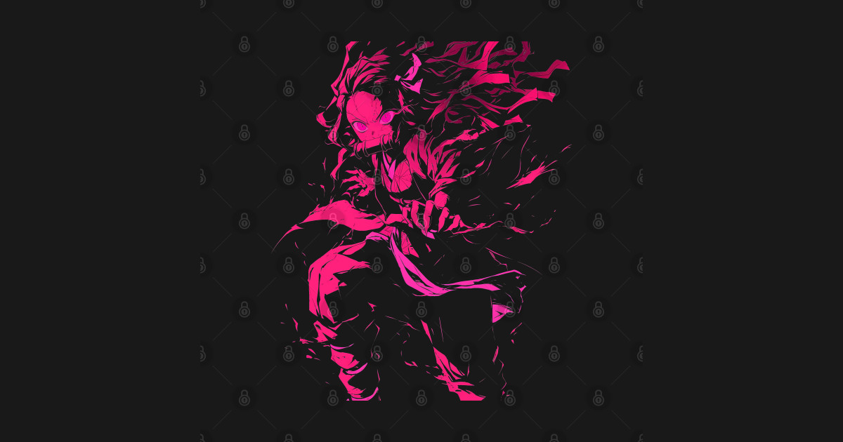 Nezuko Kamado Graphic Art - Nezuko Kamado - T-Shirt | TeePublic