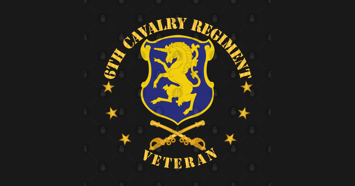 6th Cavalry Regiment Veteran w Cav Branch - Fort Hood - T-Shirt | TeePublic