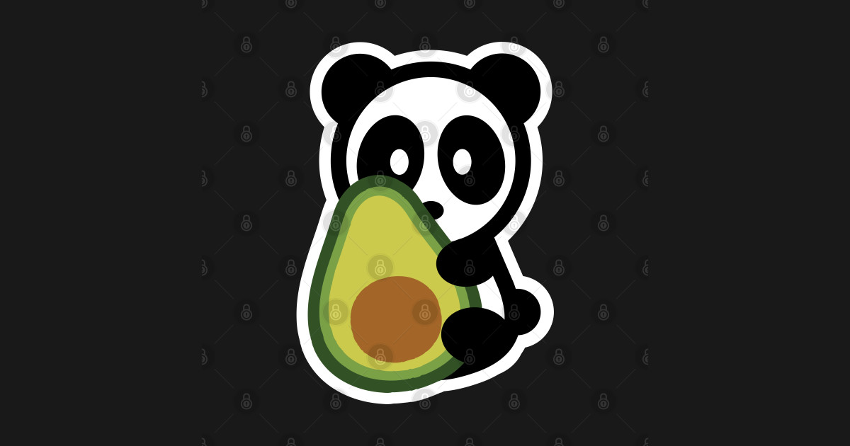 Panda Avocado Bambu Brand Bear Food Snack Cute Fruit Seed Green Guac ...
