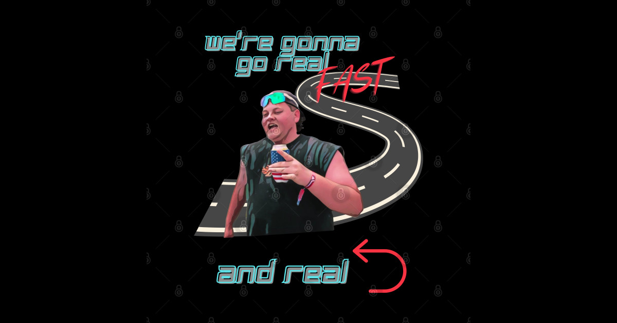 Gonna go real fast and real left - Nascar Fan Gift - Sticker | TeePublic