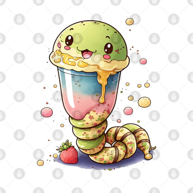 Snake Ice Cream - Ice Cream Lover - T-Shirt | TeePublic