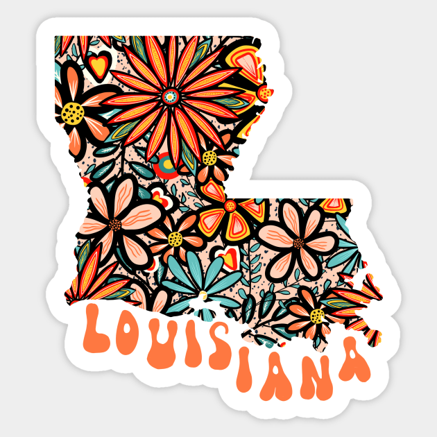Louisiana State Design | Artist Designed Illustration Featuring ...