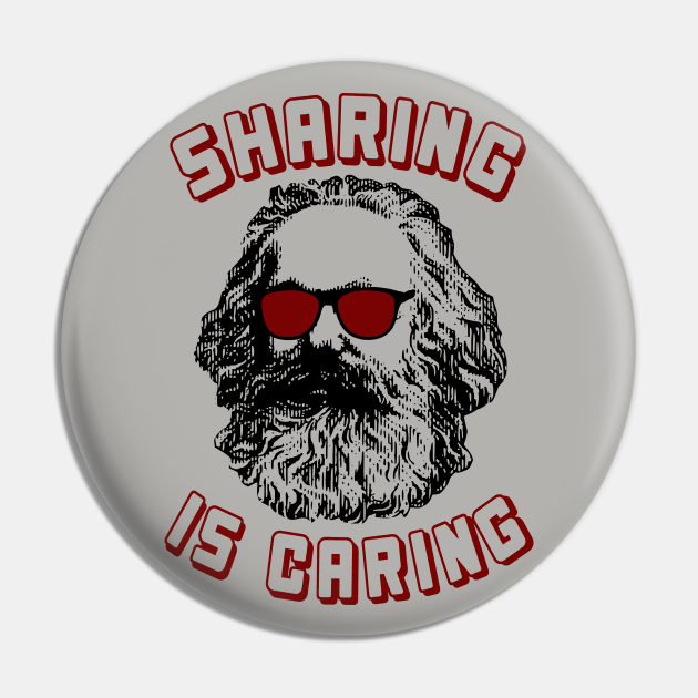 Sharing Is Caring - Karl Marx Silhouette, Socialist, Marxist ...
