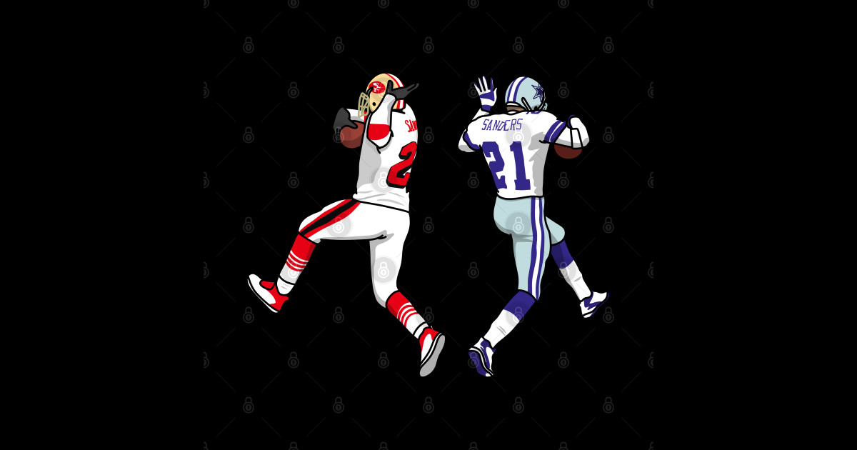 high stepping sanders - Deion Sanders - Sticker | TeePublic