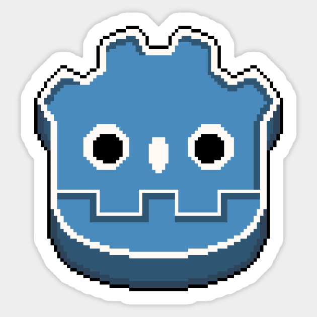 Godot Game Engine Logo - Game Engine - Sticker | TeePublic