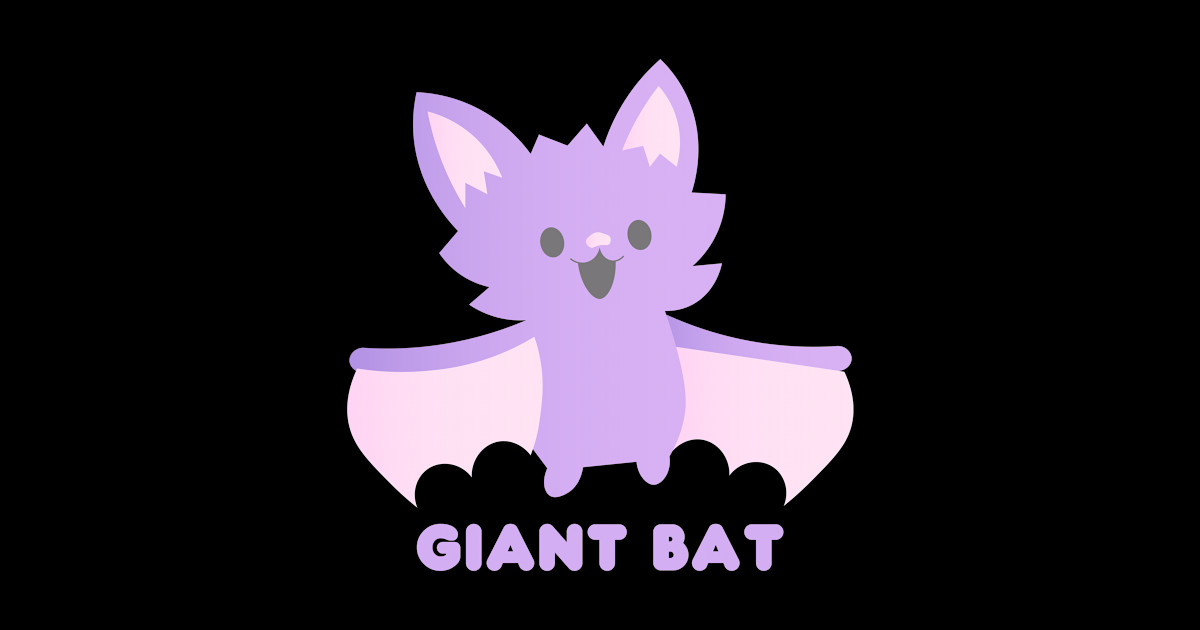 Kawaii Giant Bat Monster - Dnd - Sticker | TeePublic