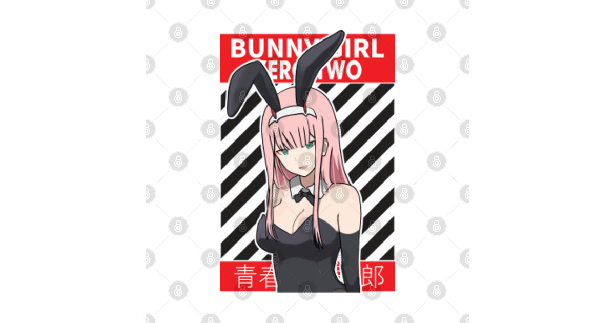 Zero Two Kawaii Bunny Girl Darling In The Franxx Hoodie Teepublic