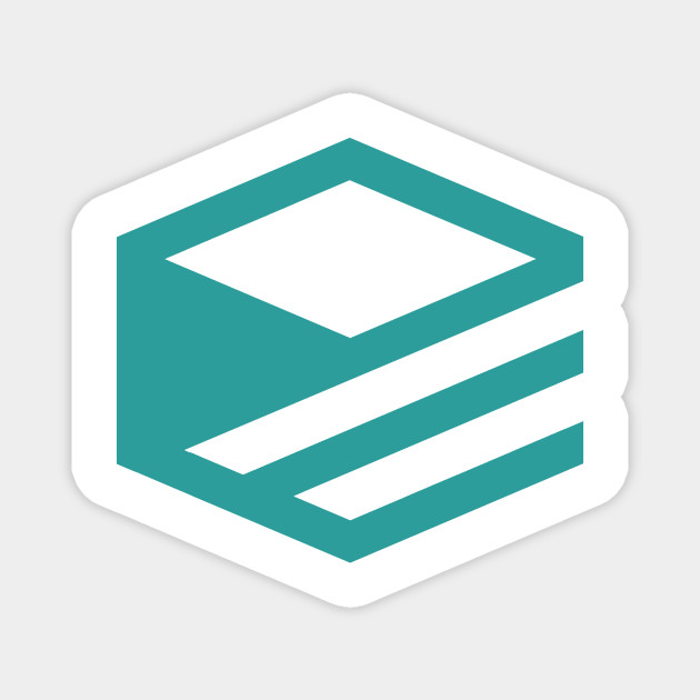 BIZBOX from Business Casual Logo - Vaporwave - Magnet | TeePublic