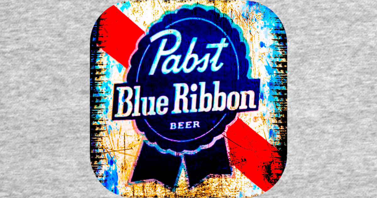 Pabst Blue Ribbon PBR - Pabst Blue Ribbon - Baseball T-Shirt | TeePublic