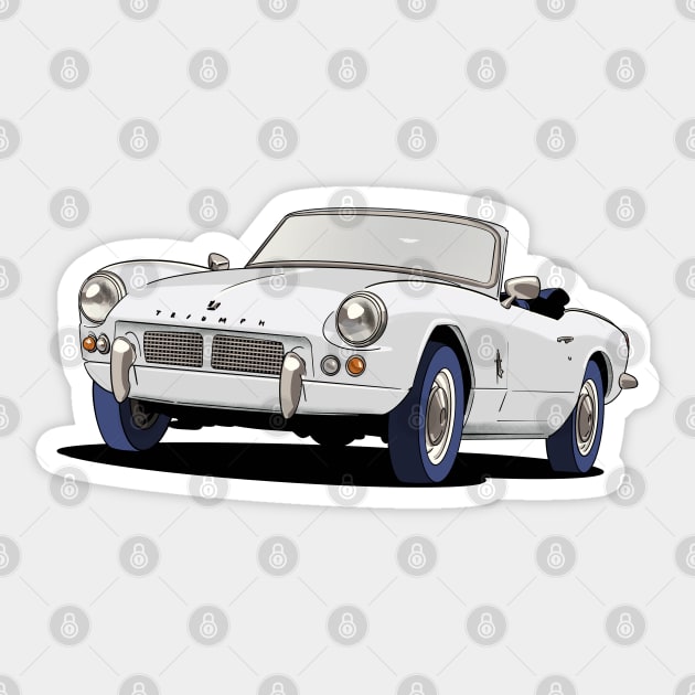 Triumph Spitfire Mk2 Classic Car - Triumph - Sticker | TeePublic