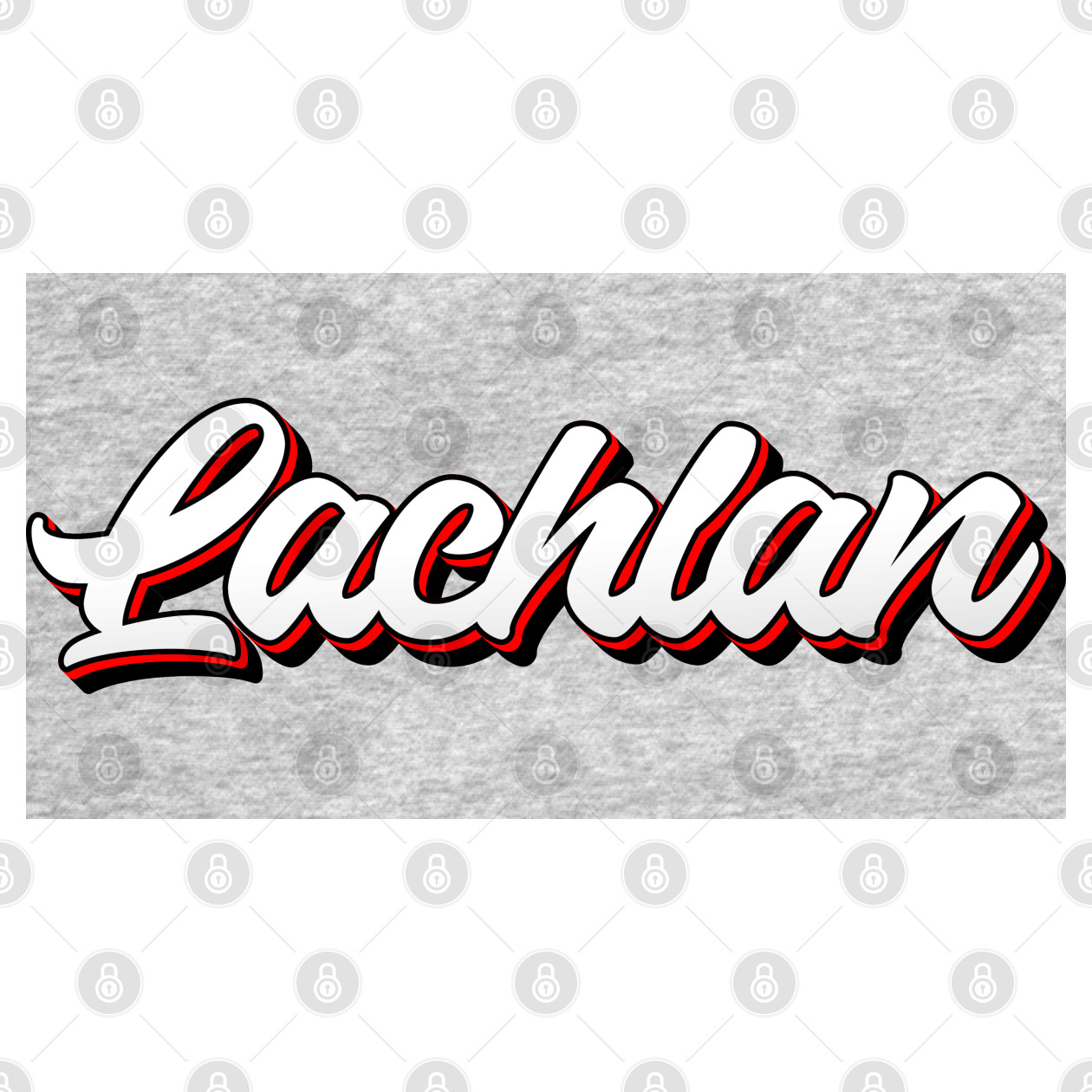Lachlan name - cool 70s retro font - Lachlan Name Cool 70s Retro Font ...