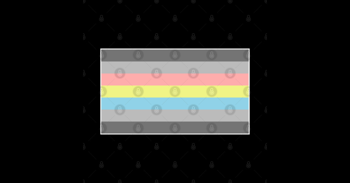 Demiflux Gender Identity Flag - Demiflux - Magnet | TeePublic