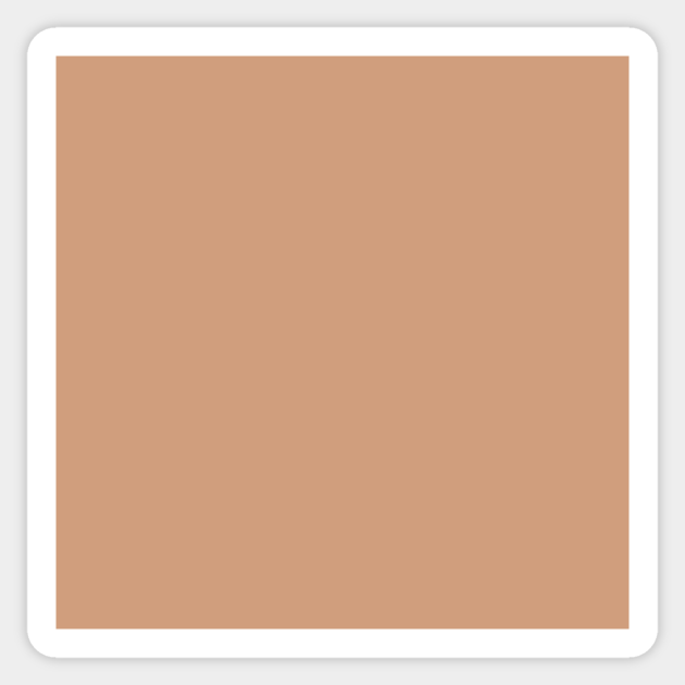 Sienna Skin Tone - Plain Solid Colours - Sticker | TeePublic