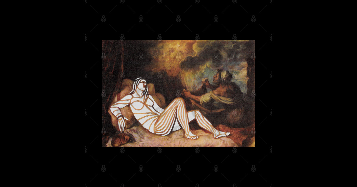 Titian - Danae Receiving The Golden Rain - Titian - Sticker | TeePublic