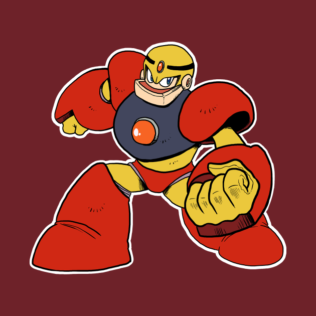 GUTSMAN - Megaman - T-Shirt | TeePublic