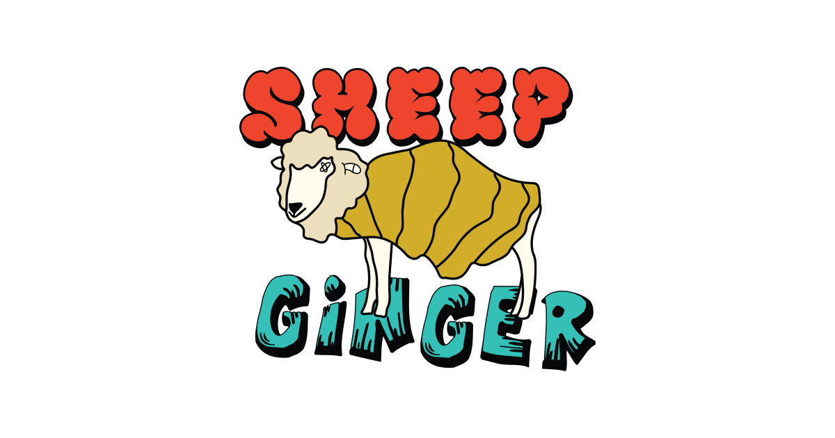 Sheep Ginger - Sheep Ginger Outdoor Animal Farm - T-Shirt | TeePublic