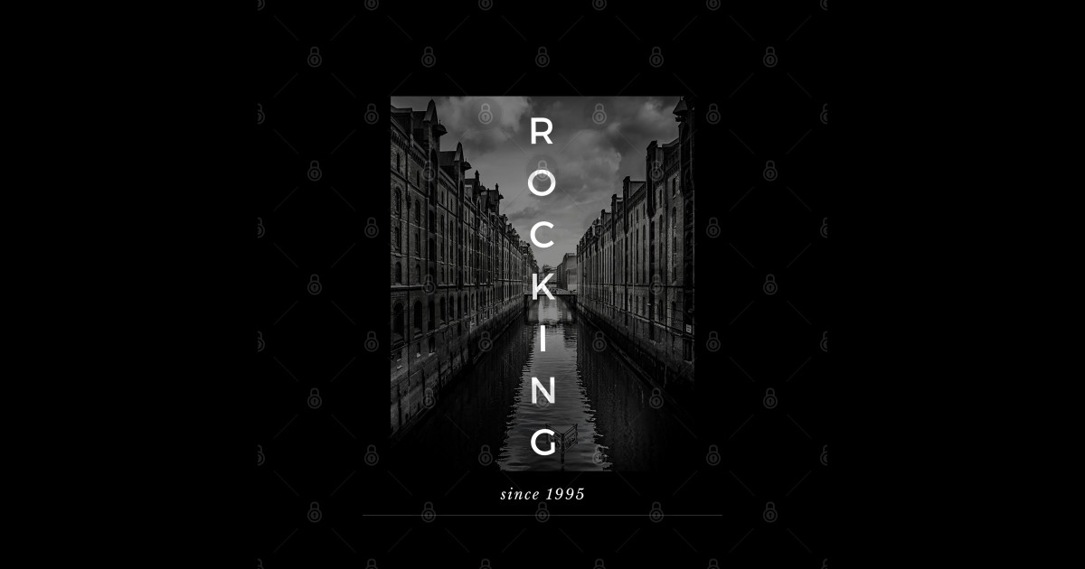 Rocking since 1995 - Rocking - Sticker | TeePublic