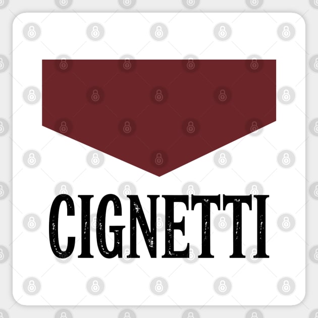 Vintage cignetti 90s - Cignetti - Sticker | TeePublic