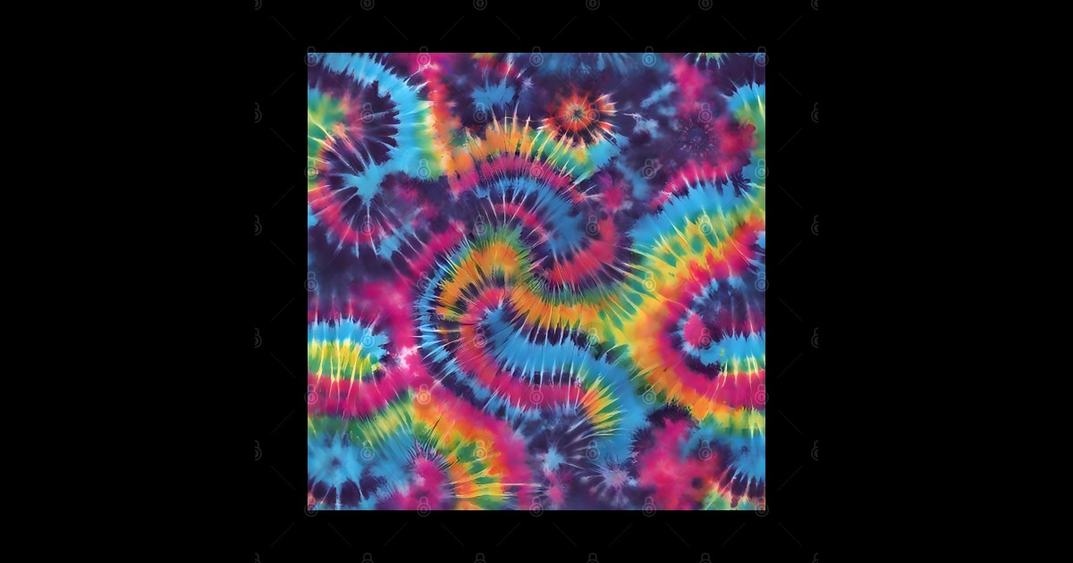tie dye patterns - Tie Dye Patterns - Sticker | TeePublic