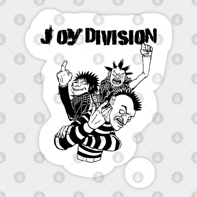 Punk Rock Man Of Joy Division - Joy Division - Sticker | TeePublic