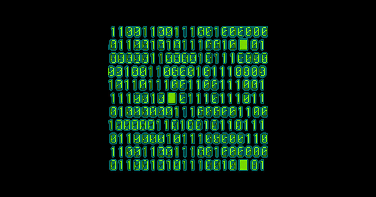 Binary Code (version 2) - Binary Code - Posters and Art Prints | TeePublic
