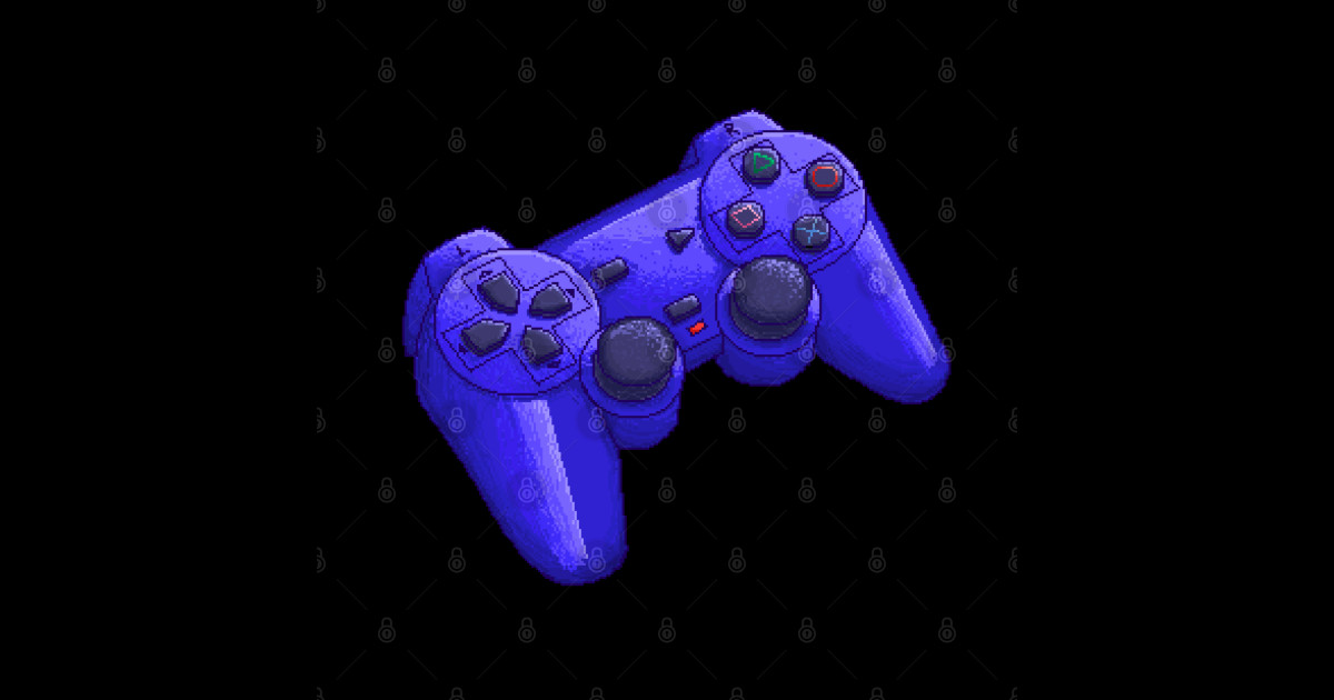 PS2 Controller - Pixel Style - Playstation - Shorts | TeePublic