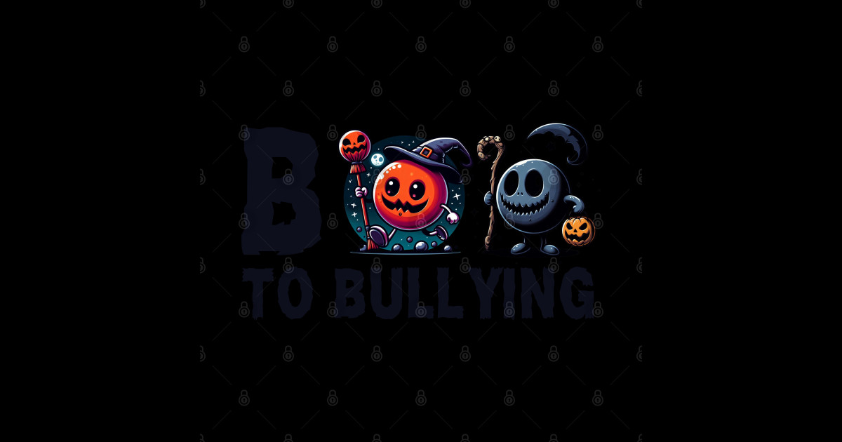Boo To Bullying Halloween Unity Day - Boo To Bullying - Sticker | TeePublic