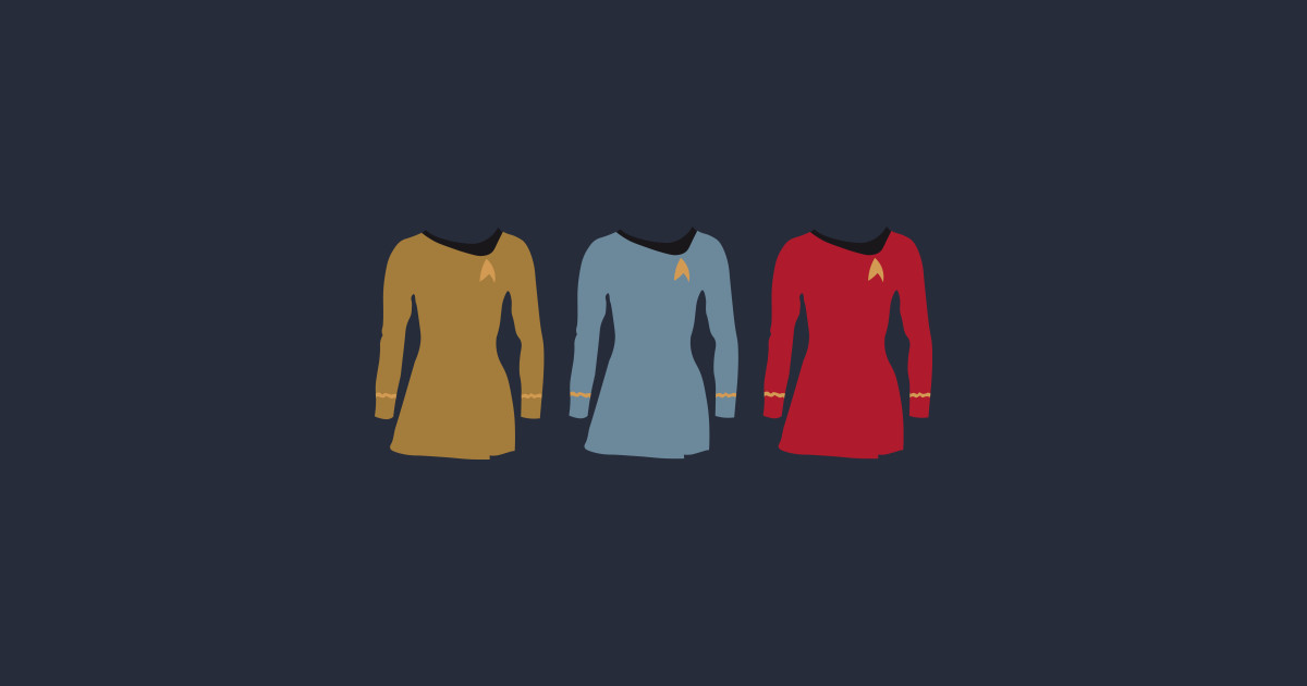 Star Trek Dress Colours - Star Trek - T-Shirt | TeePublic