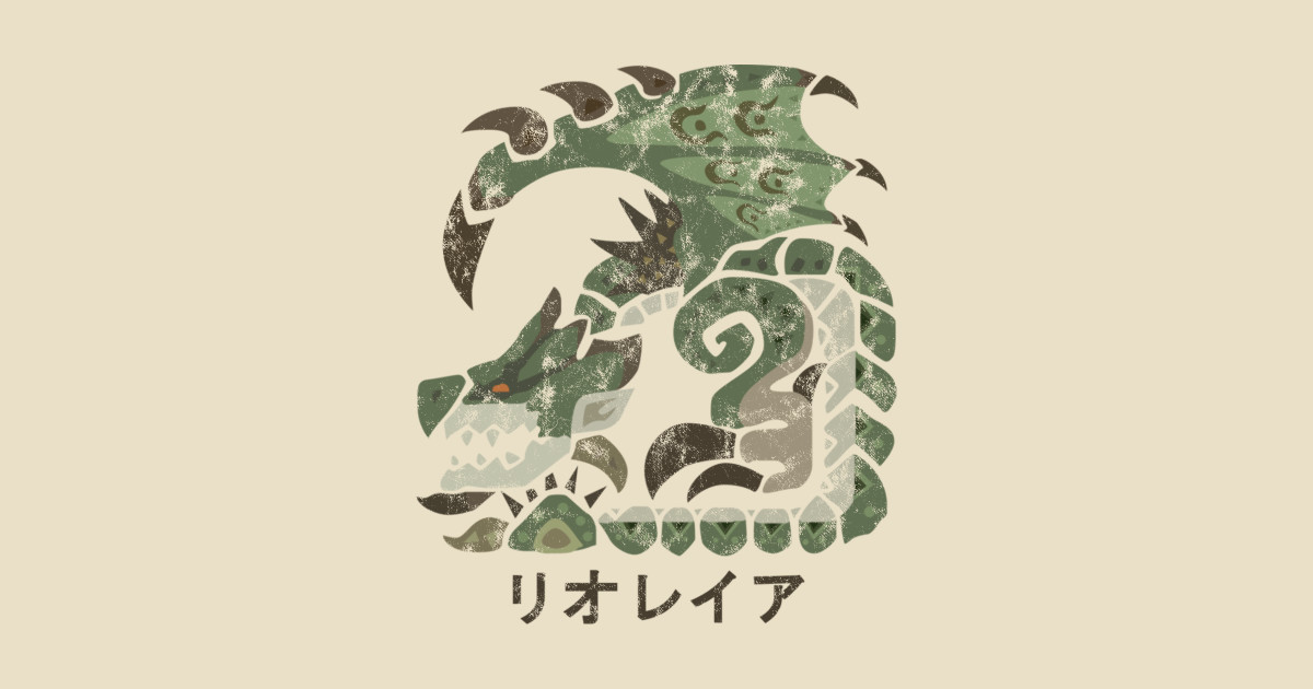 Monster Hunter World Rathian Kanji Icon - Monster Hunter - Sticker ...