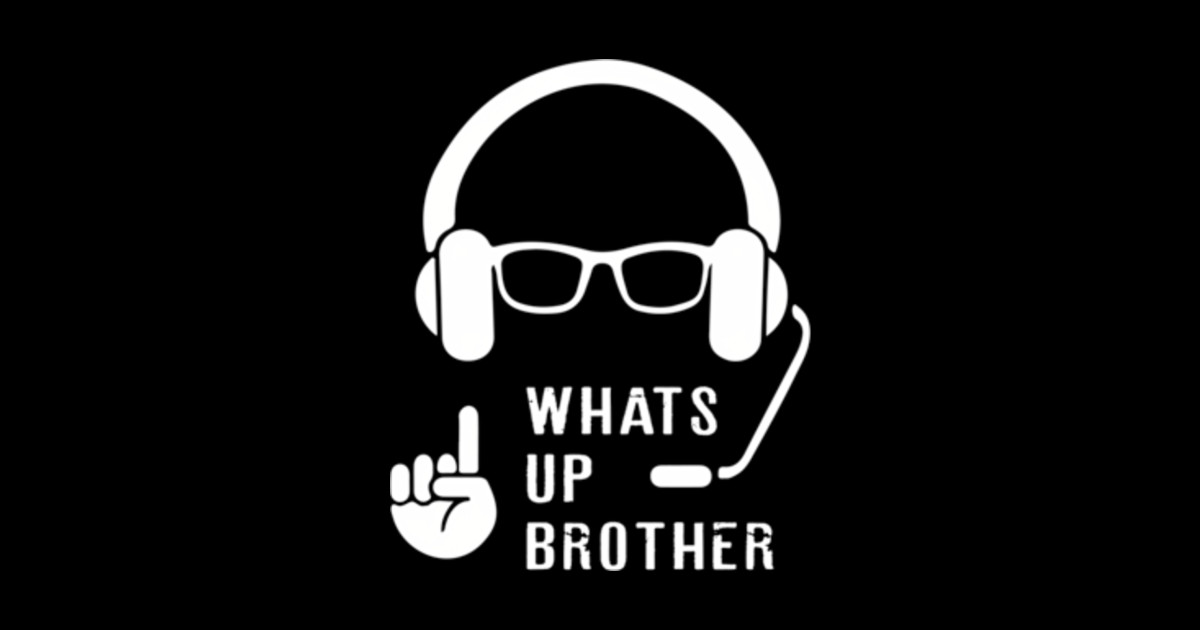 Sketch Streamer W Up Brother - Sketch Streamer - Sticker | TeePublic