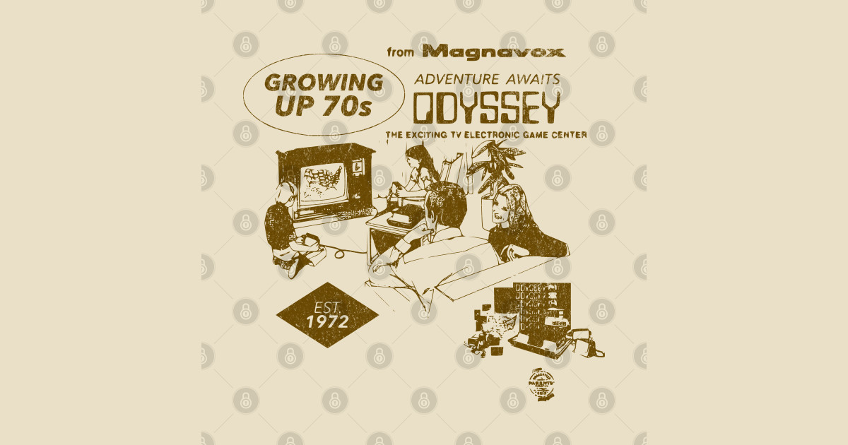 The Original Odyssey Game System from 1972 - Growing up 70s - Odyssey ...