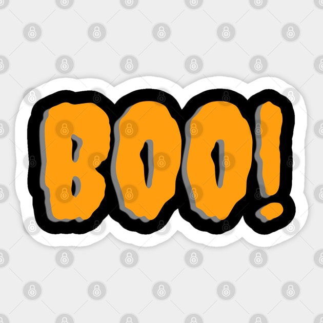 boo! - Halloween - Sticker | TeePublic