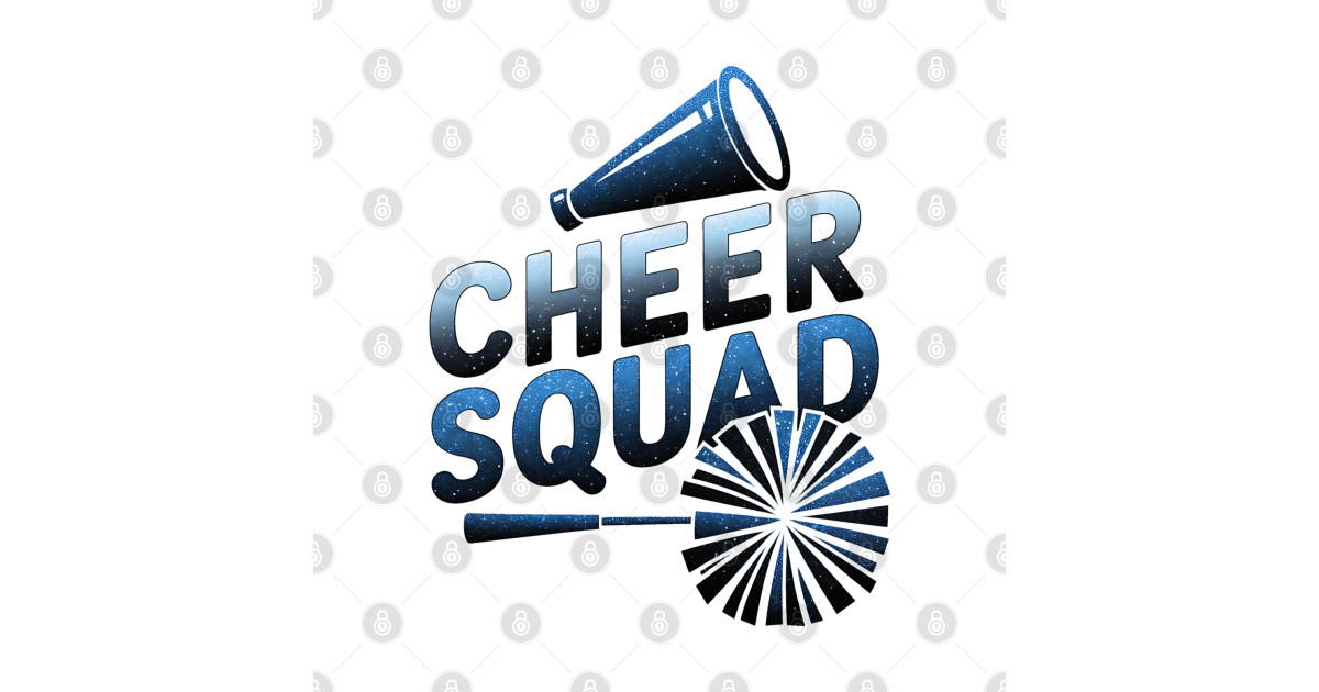 Cheerleader Cheer Squad Cheerleading Blue Women - Cheerleader Cheer ...