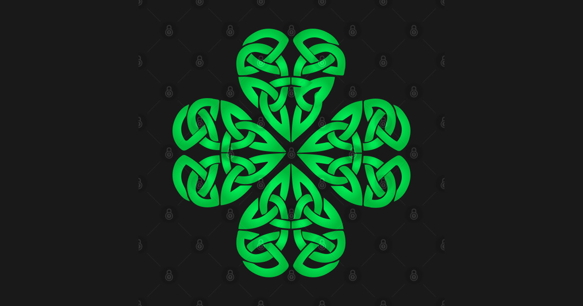 Irish Pride - Celtic Shamrock - Celtic Clover - Irish Heritage - T-Shirt | TeePublic