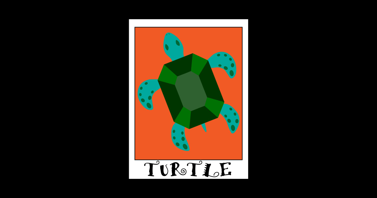 The Turtle Tarot Card - The Turtle Tarot Card - Sticker | TeePublic