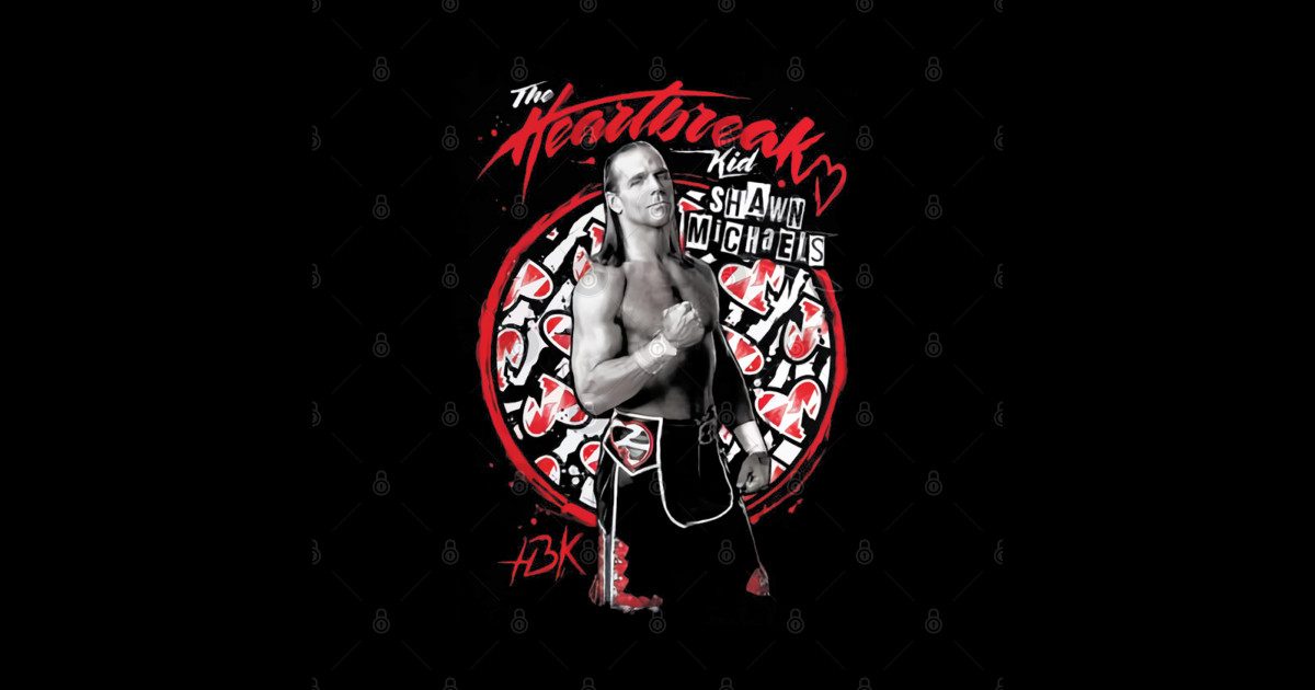Shawn Michaels Heartbreak Kid - Shawn Michaels - Sticker | TeePublic
