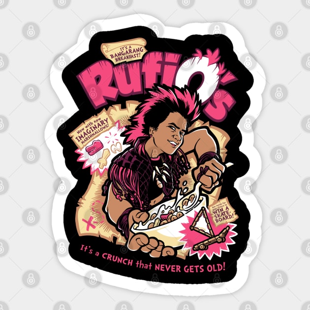 RufiO's Cereal - Peter Pan - Sticker | TeePublic