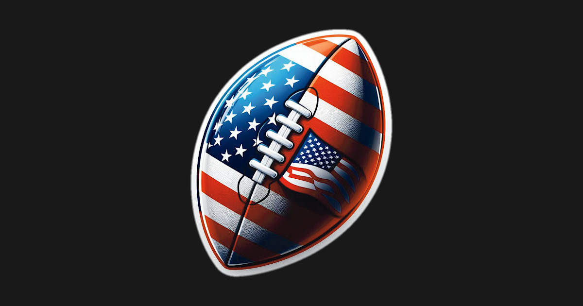 Football Lover - Stars, Stripes, and Football - A Symbol of American ...