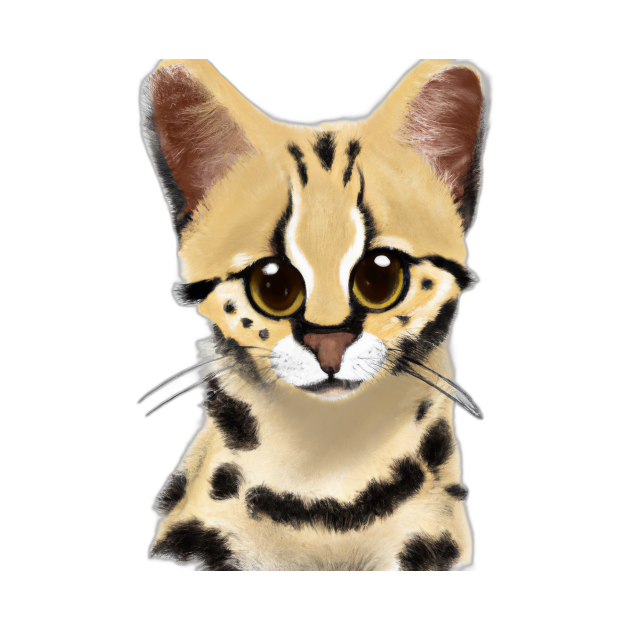 Cute Margay Drawing - Cute Margay - T-Shirt | TeePublic