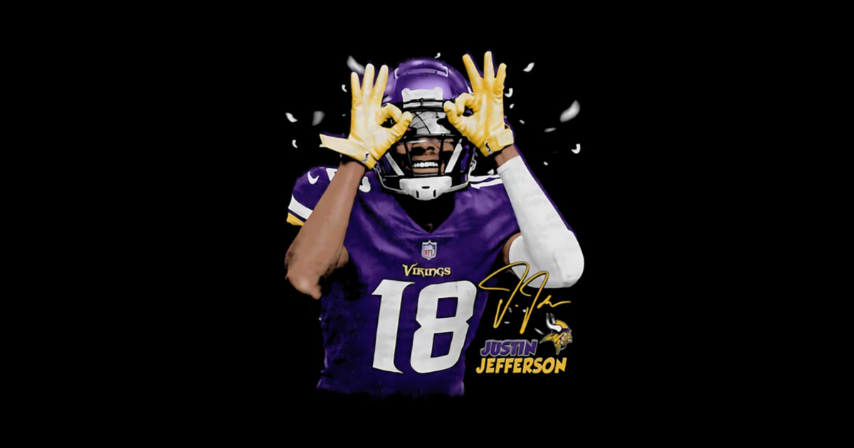 Justin Jefferson Jjettas - Justin Jefferson - Sticker | TeePublic