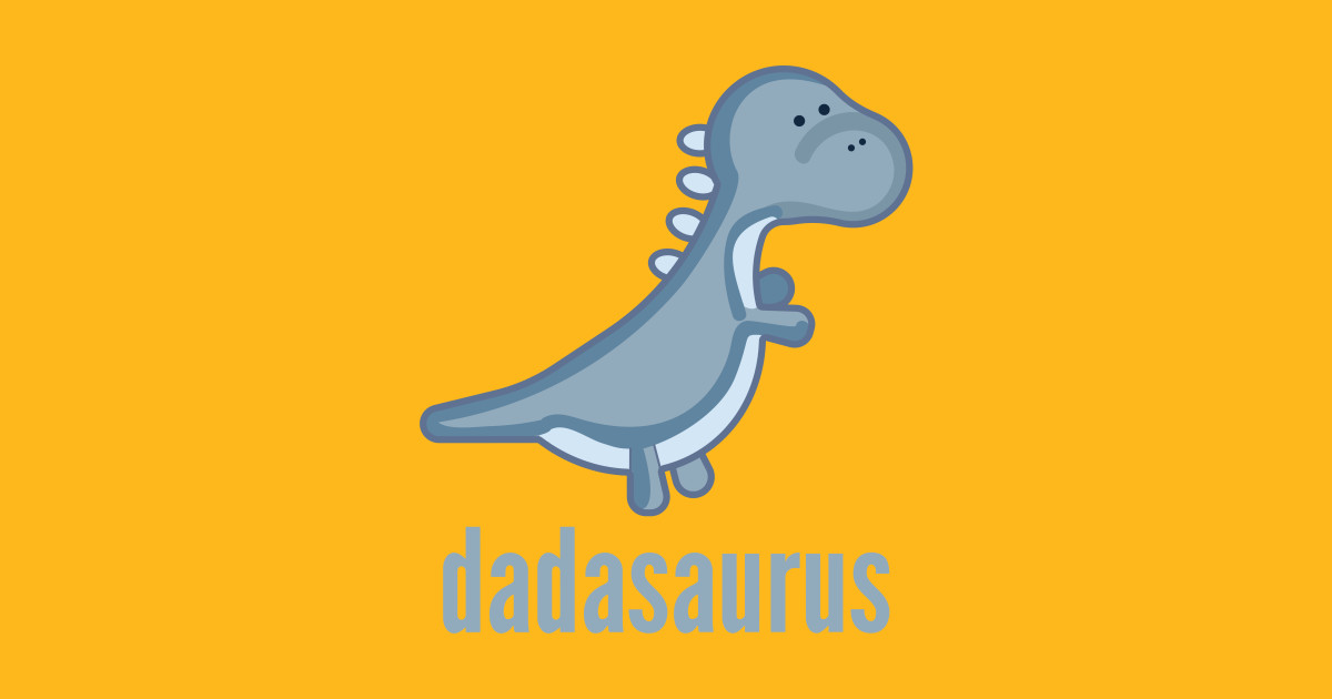 Dadasaurus Shirt Dinosaur Family Shirt Set - Dadasaurus - T-Shirt ...