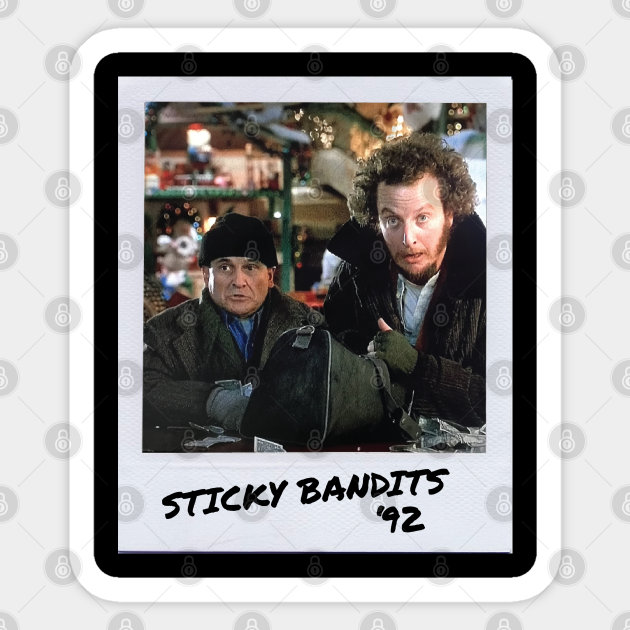 Sticky Bandits - Home Alone - Sticker | TeePublic
