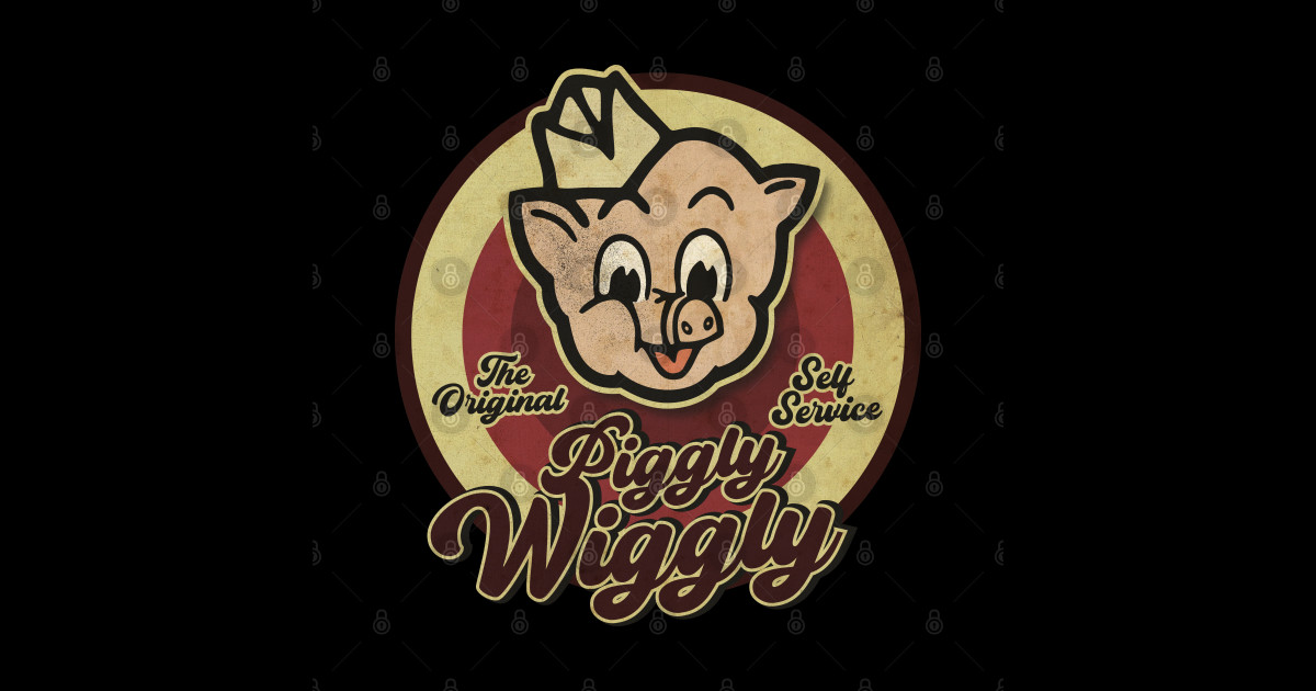 Piggly Wiggly Road Sign - Vintage - Sticker | TeePublic