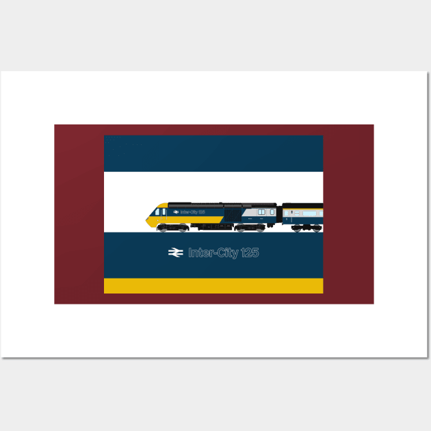 Intercity 125 HST British Rail Blue Livery - Intercity - Posters and ...